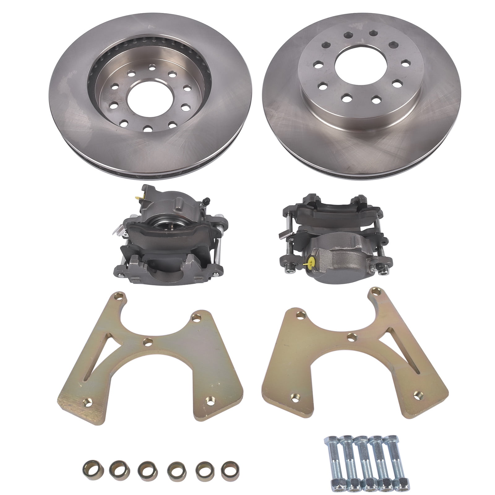 NEWZQ Rear Disc Brake Rotor Kit Fits 10 and 12 Bolt Buick Skylark ...