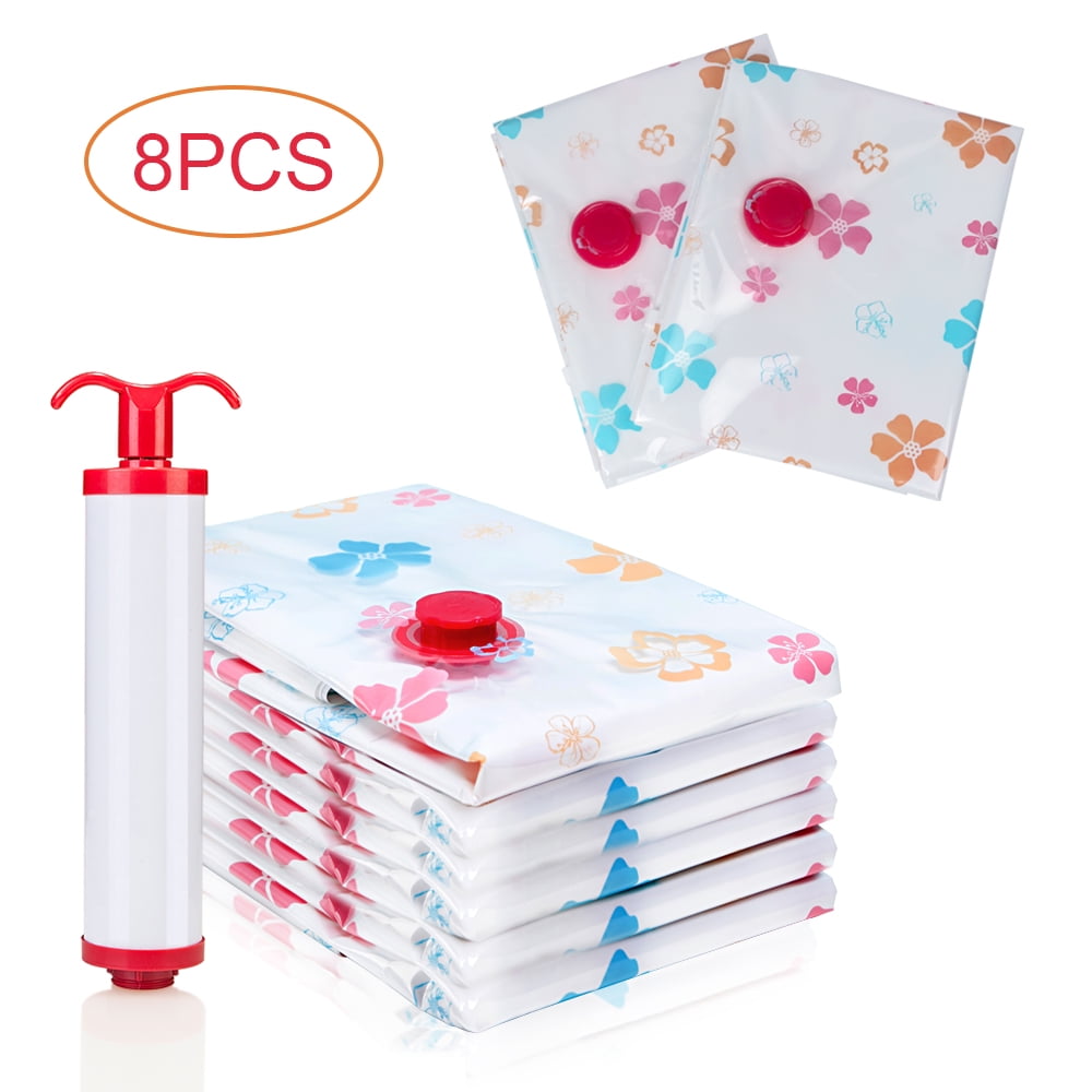 NEX 8-Pack Vacuum Storage Bags (32”x43”) – 75% Space Saver for Bedding ...