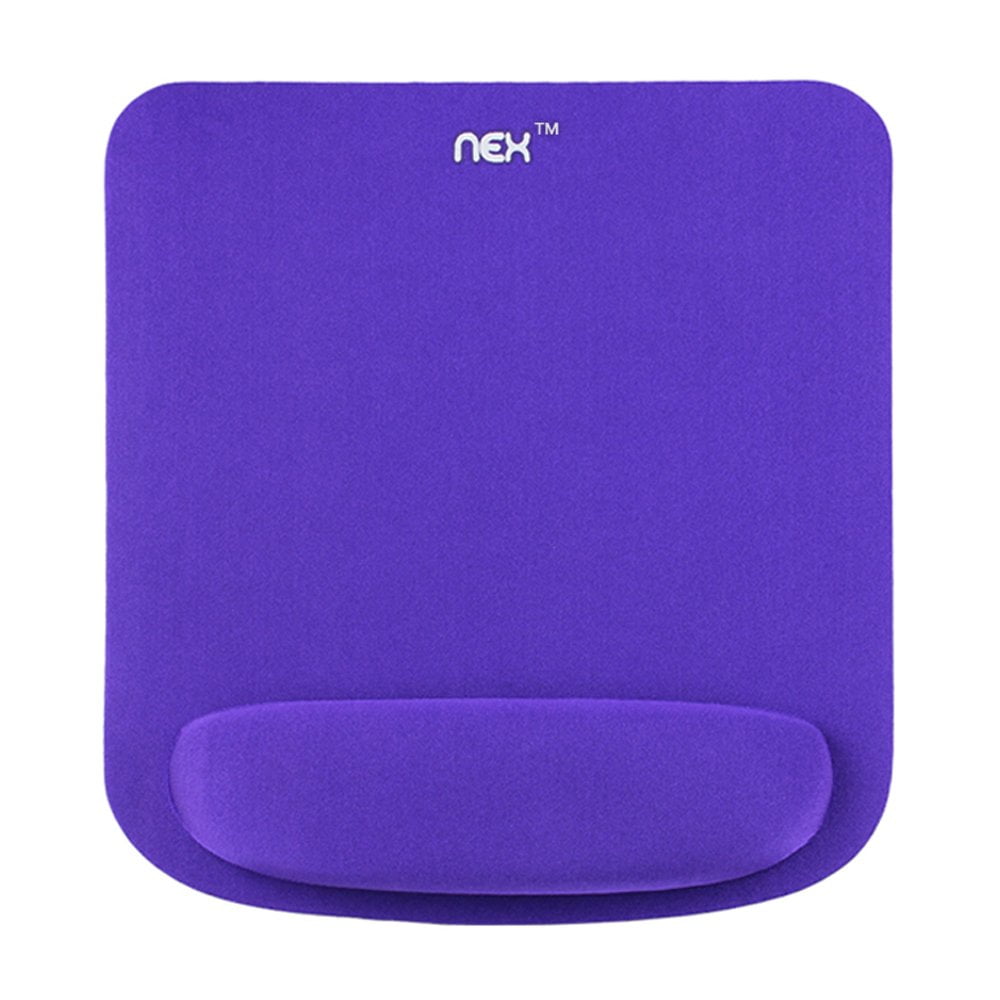 NEX Mouse Pad with Memory Foam Wrist Rest, Non-slip Rubber Base Mouse ...