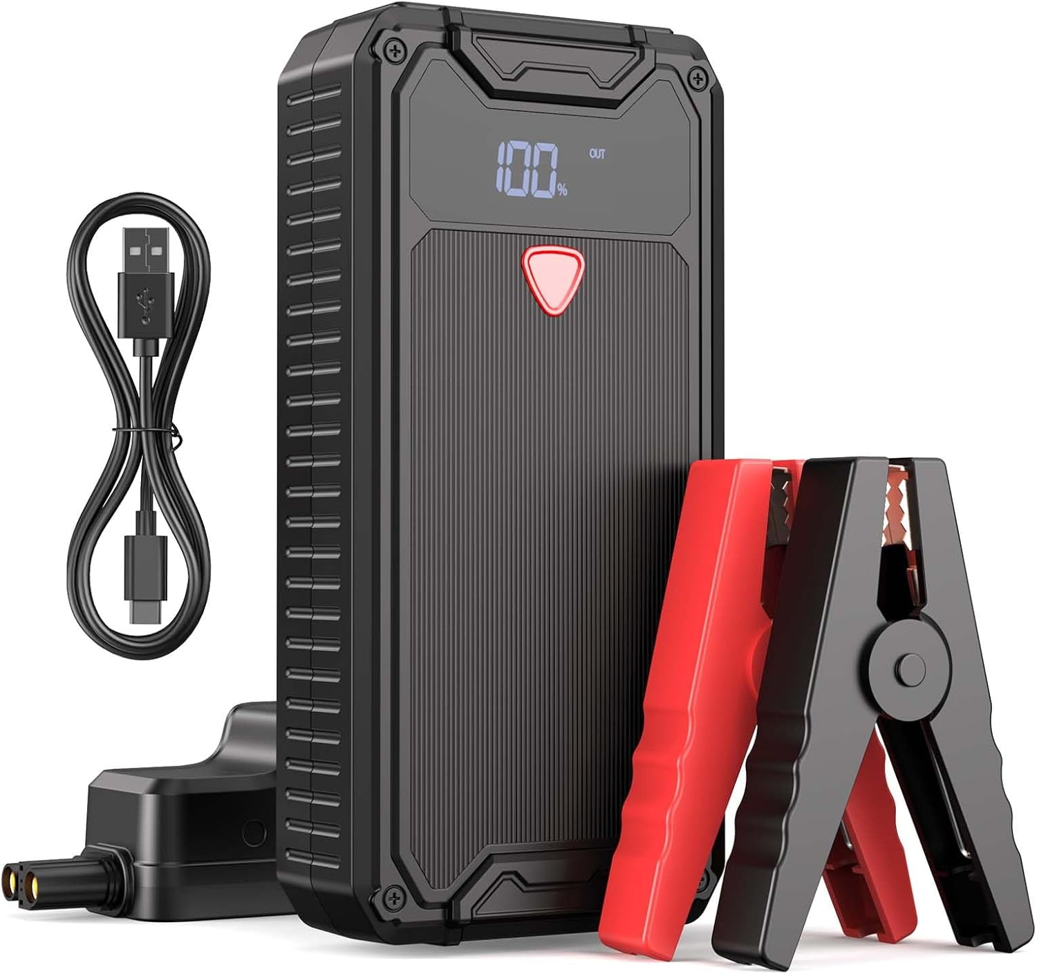NEX-POW 4000A Jump Box, 12V Car Battery Jump Starter with LCD Display ...