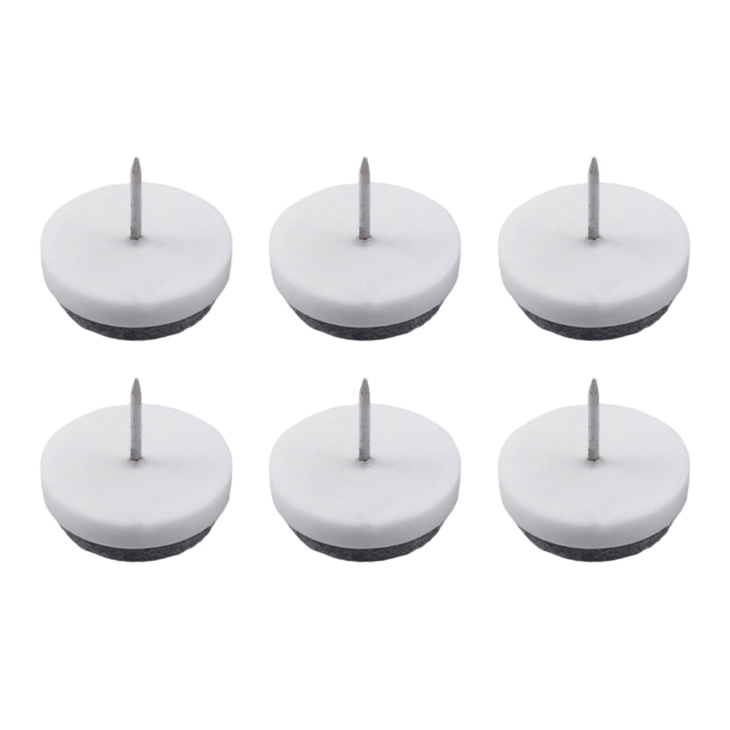 NEXAVKPR 200Pcs Chair Leg Feet Pad Wood Floor Protectors Felt Nail-on ...