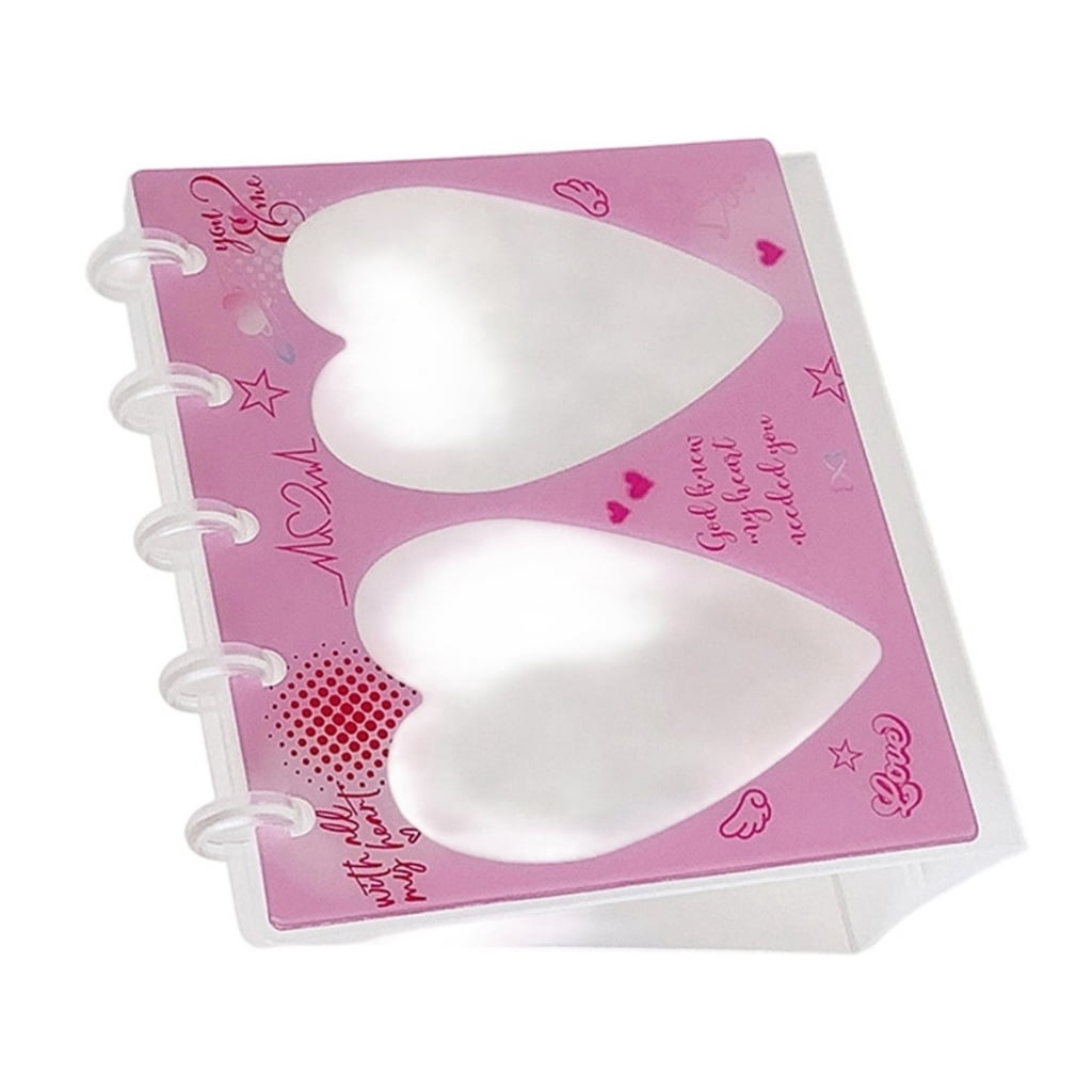 NEXAVKPR 3Inches Mini Calendar Photo Album Standing Picture Album Clear ...