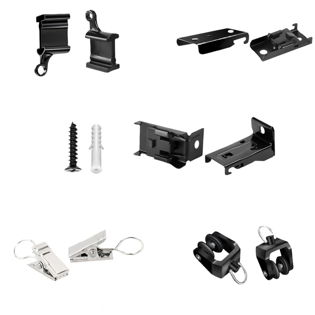 NEXAVKPR Bendable Rail Bracket Flexible Mounting Hardware for Shower ...
