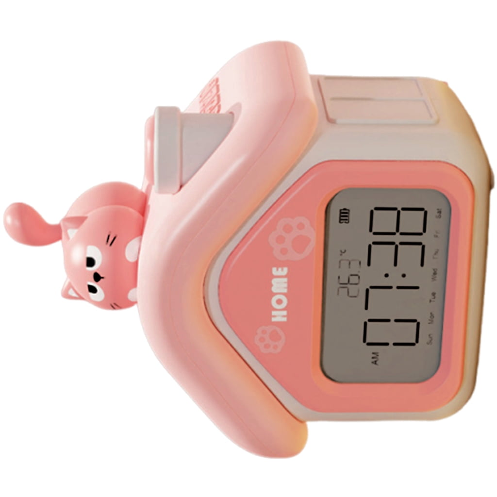 NEXAVKPR Digital Alarm Clock with House Shape Bed Night Lamp 3 Alarms ...