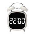NEXAVKPR Double Bells Alarm Clock with Night Light Loud Alarm Desk ...