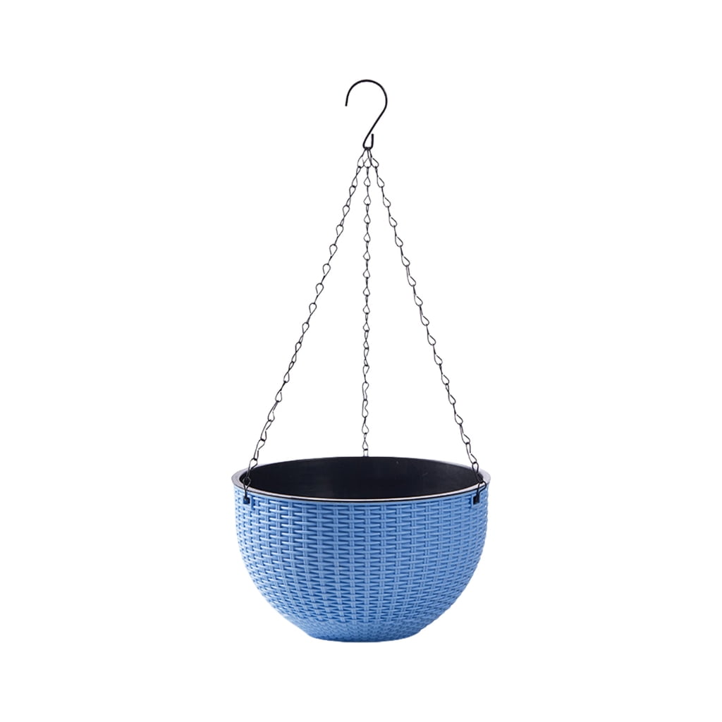NEXAVKPR Hanging Basket Planter Resin Plant Flower Pot For Home Balcony ...
