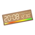NEXAVKPR Interactive Music Reactive Color Changing Clock with Time ...