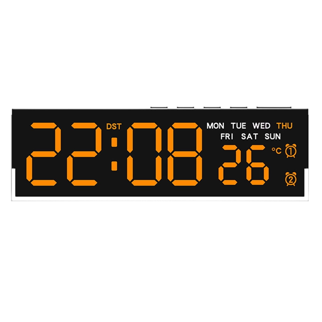 NEXAVKPR LED Digital Alarm Clock Electric Desk Clock for Bedroom Living ...