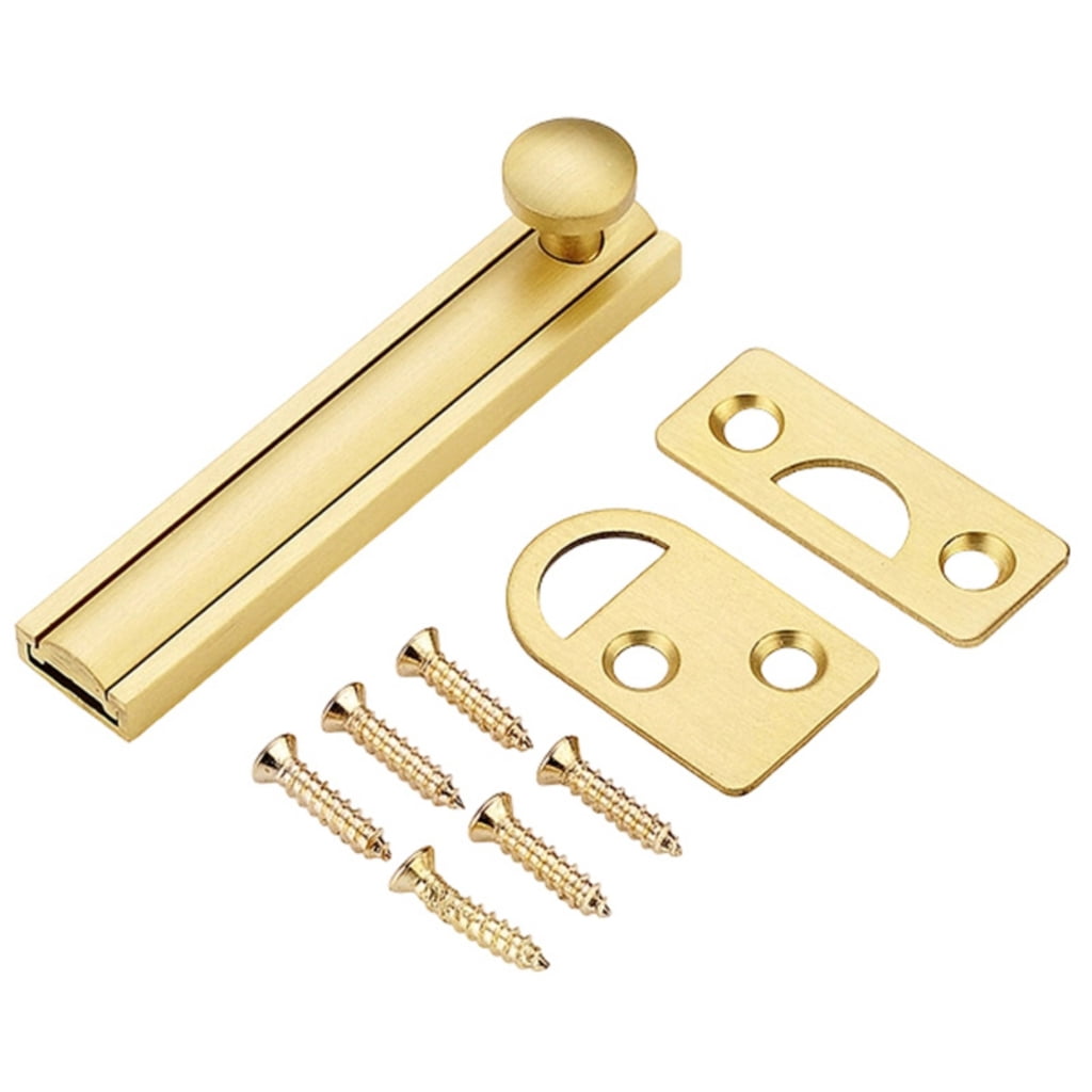 NEXAVKPR Metal Concealed Door Lock Barn Slide Latches Door Bolt Lock ...