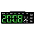 NEXAVKPR Night Light Digital Alarm Clock Electric Desk Clock with ...