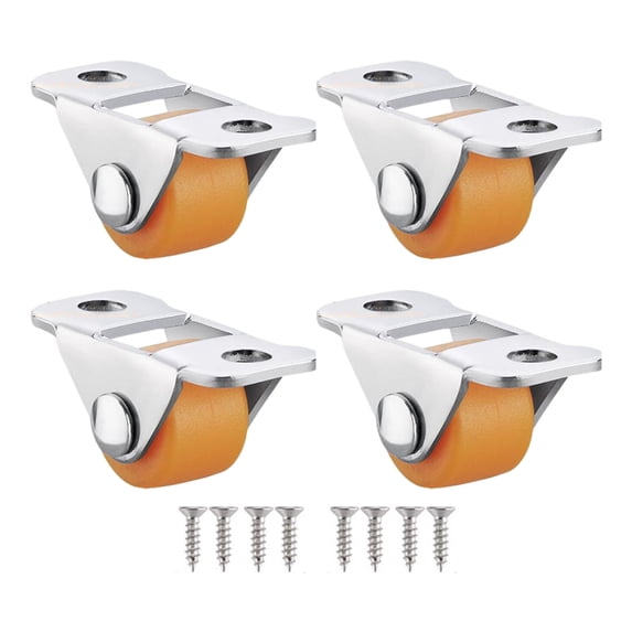 NEXAVKPR Pack Of 4 Miniature Furniture Rollers Rubber Casters Compact ...