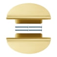 NEXAVKPR Pair Retro Bronze Cupboard Handles Semi Circular Shape Strong ...