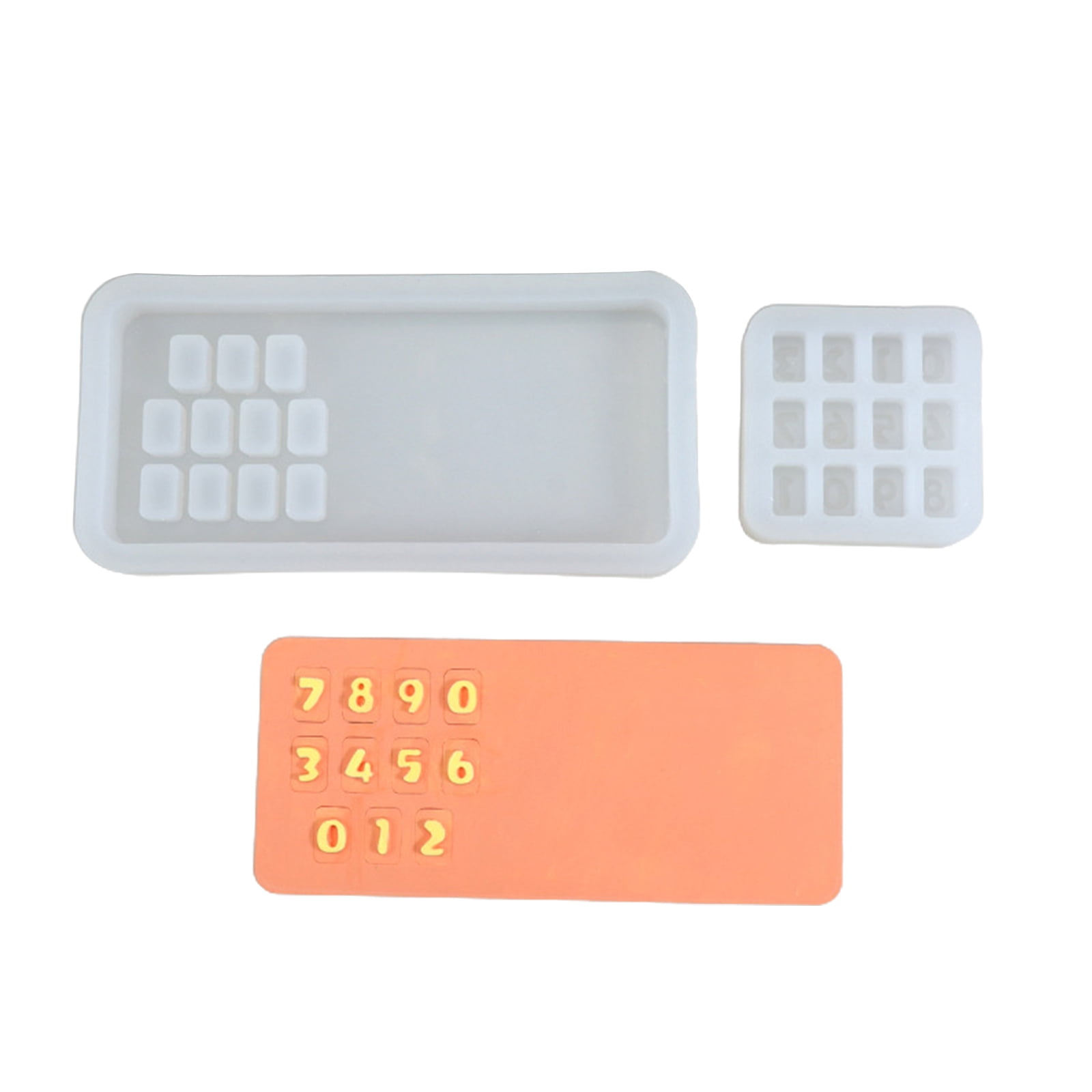 NEXAVKPR Parking Number Plate Listing Mold Car Pendant Silicone ...