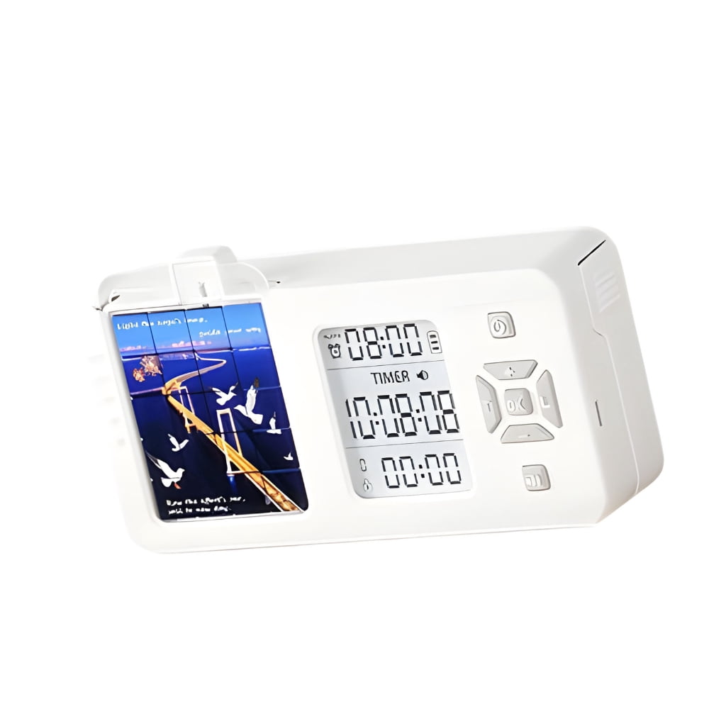 NEXAVKPR Small ABS produced Alarm Clock For Bedroom Desk Or Study Space ...