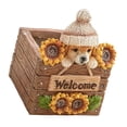 NEXAVKPR Weather Resistant Resin Flower Pot Creative Shape Planter ...