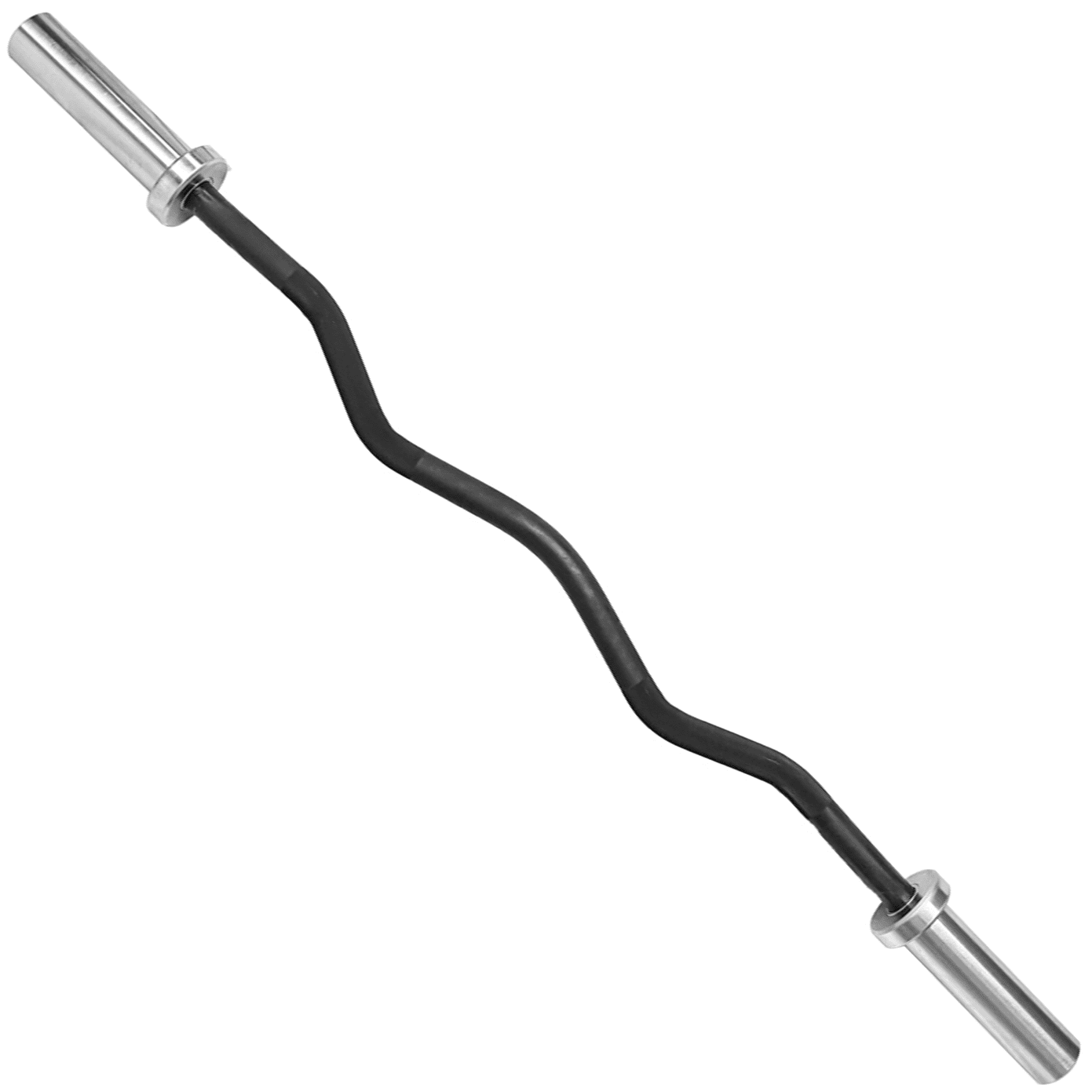 NEXO 20LB Olympic EZ Curl Bar with Premium Brass Bushings - 20 Pounds ...