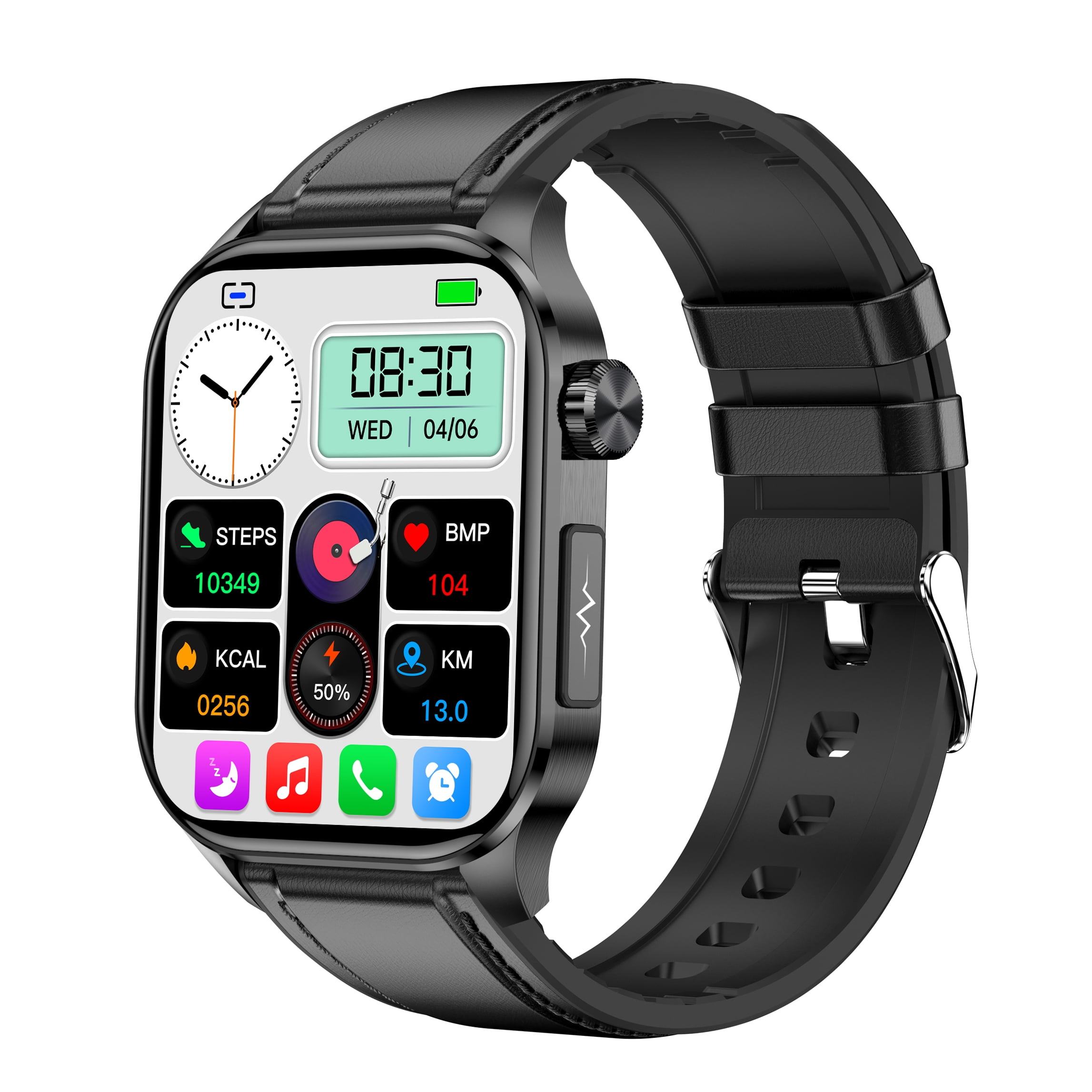 NEXOVA Smartwatch Fitness Tracker 2.04-inch AMOLED Screen Multiple ...