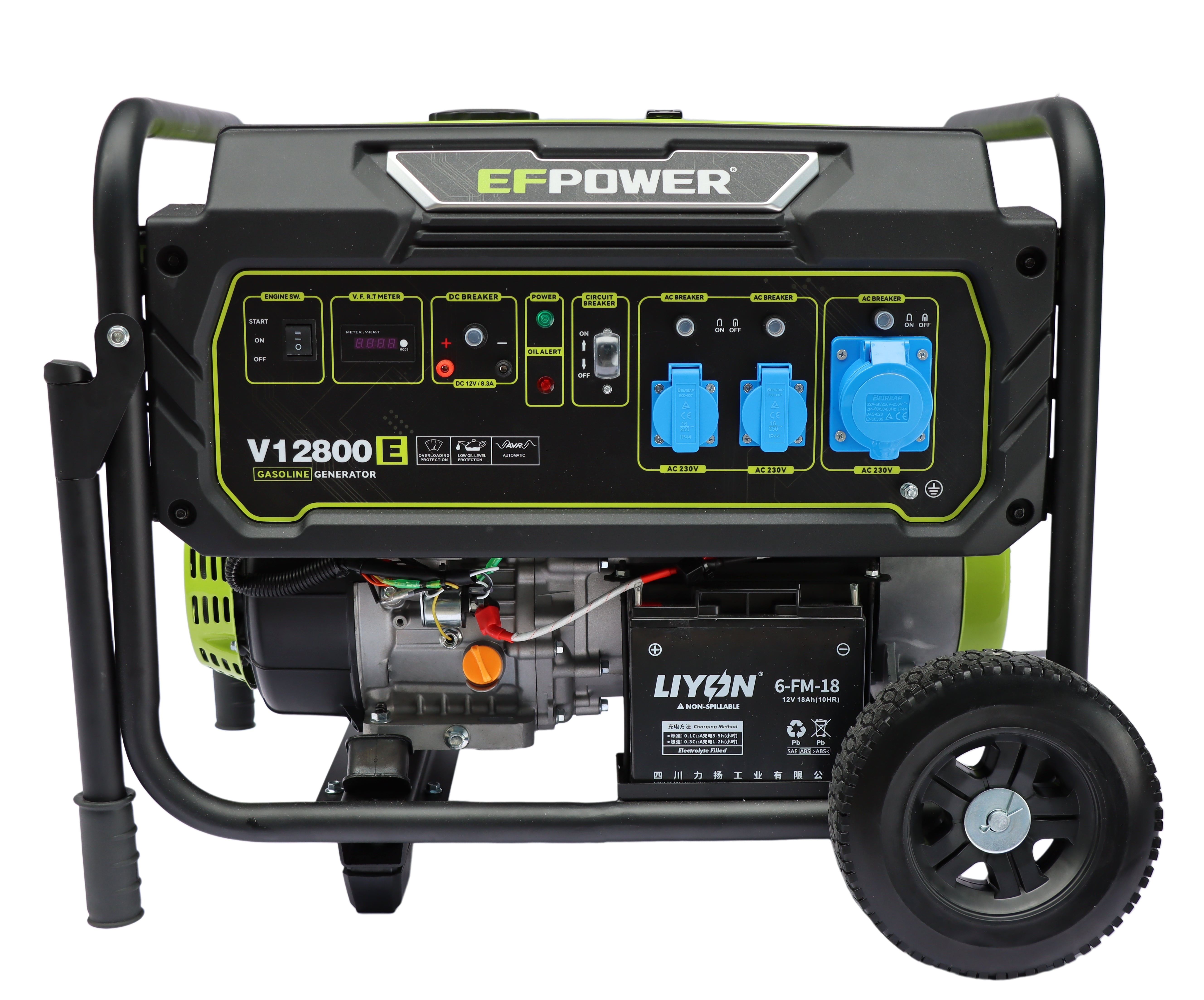 NEXPOW 12800W Portable Generator Gasoline Powered RV Ready Generator ...