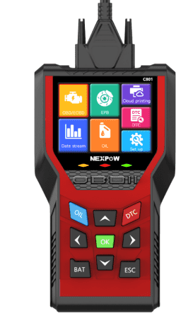 NEXPOW Car Code Reader, OBD2 Scanner, Auto Diagnostic Tool for Check ...