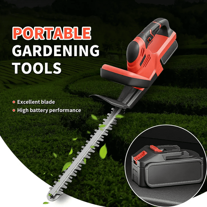 NEXPOW Cordless Hedge Trimmer Handheld Grass Shrub Trimmer Lightweight ...