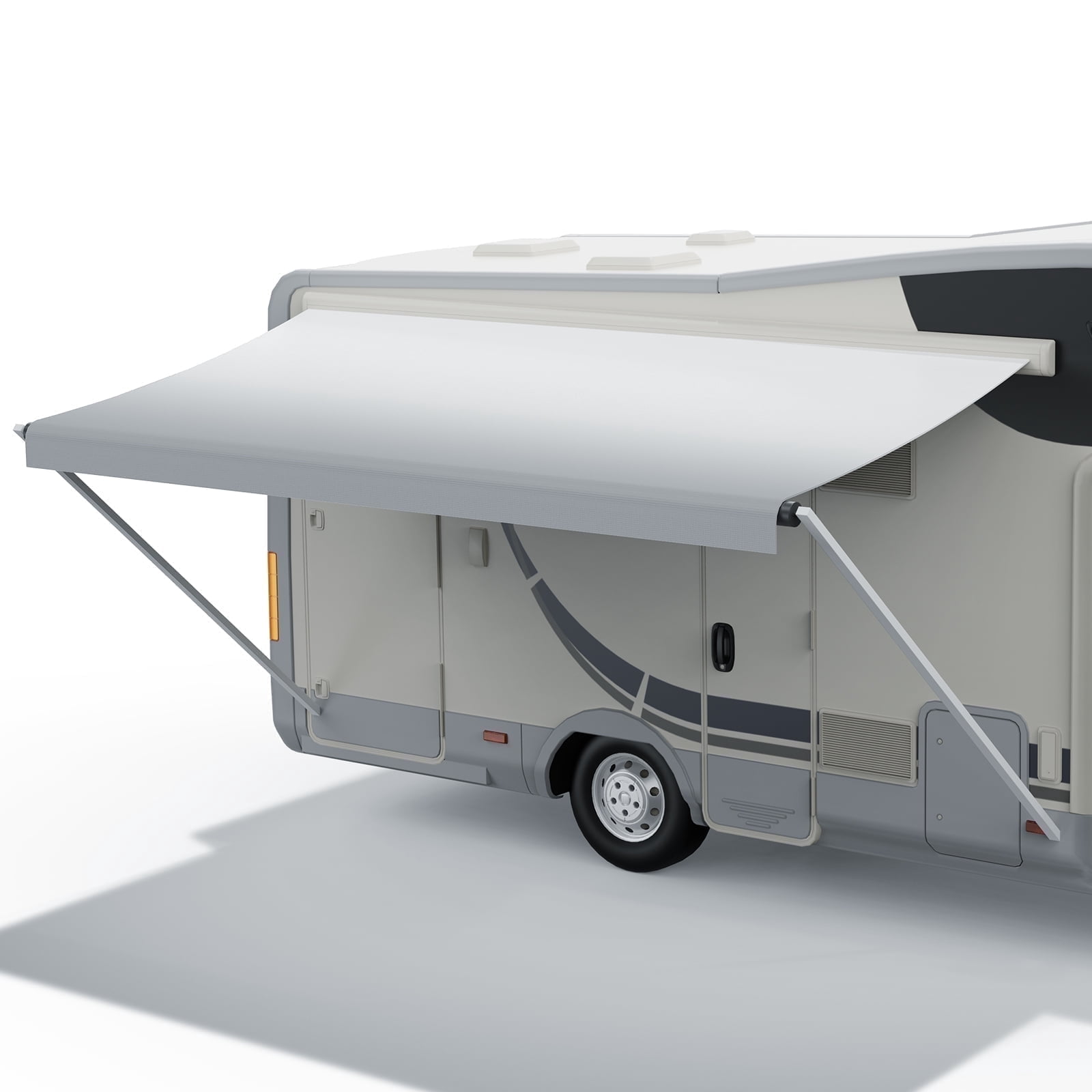 NEXPOW 16ft Heavy Duty RV Awning Fabric Replacement – 16.2oz PVC Vinyl ...