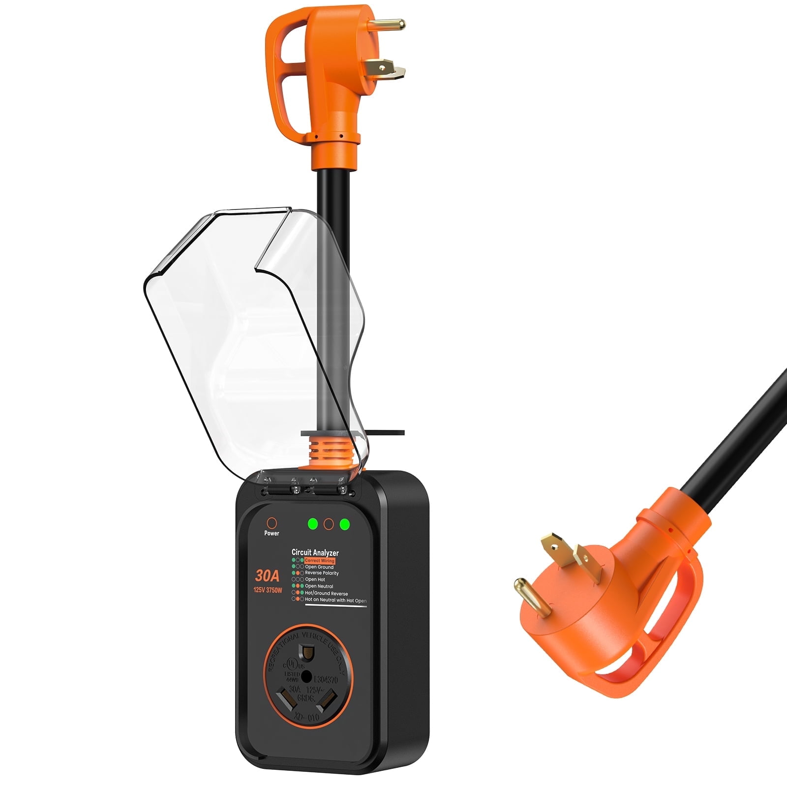 NEXPOW RV Surge Protector 30 Amp - Upgraded 8400 Joules RV Circuit ...