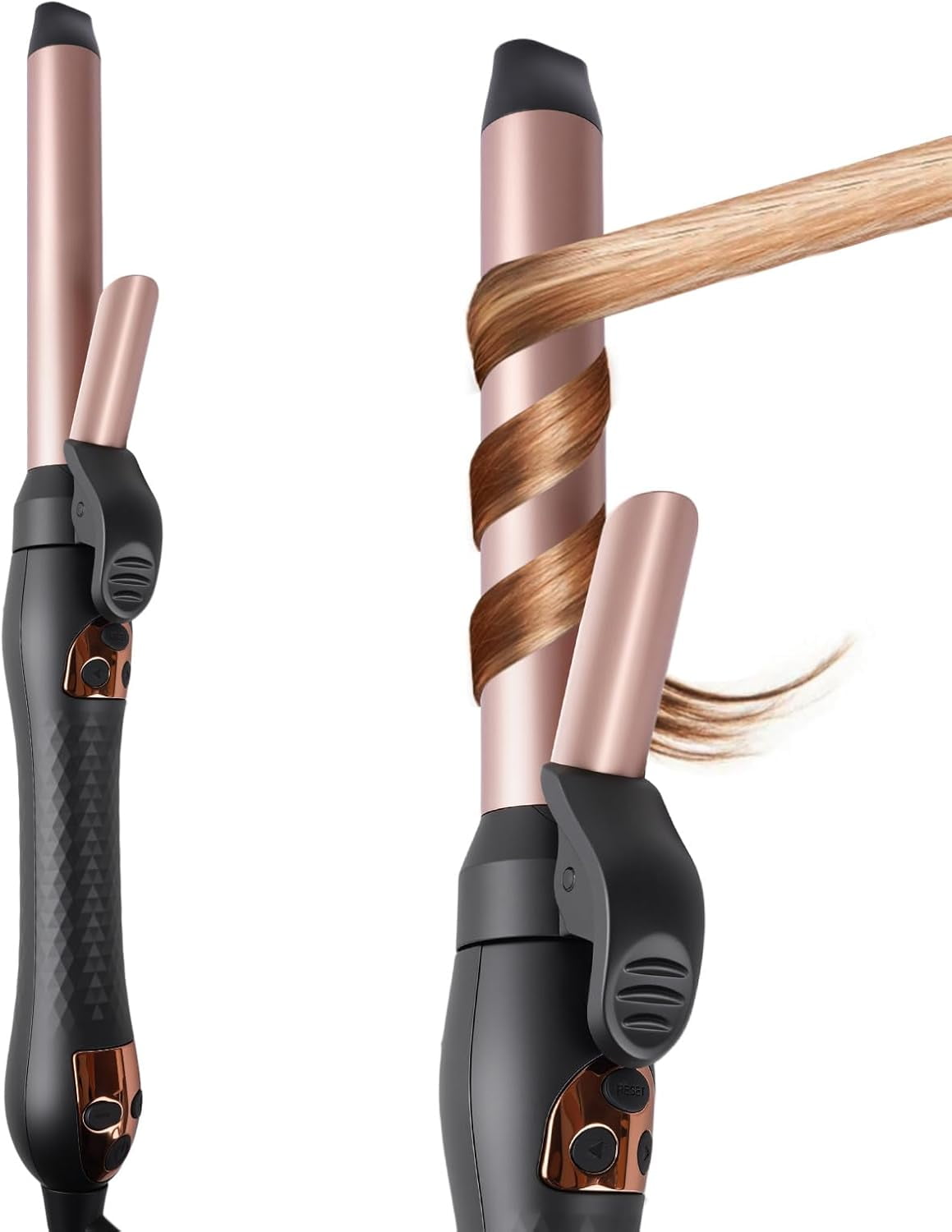 NEXPURE Automatic Rotating Curling Iron, Pumped-Up Volume, Long Barrel ...