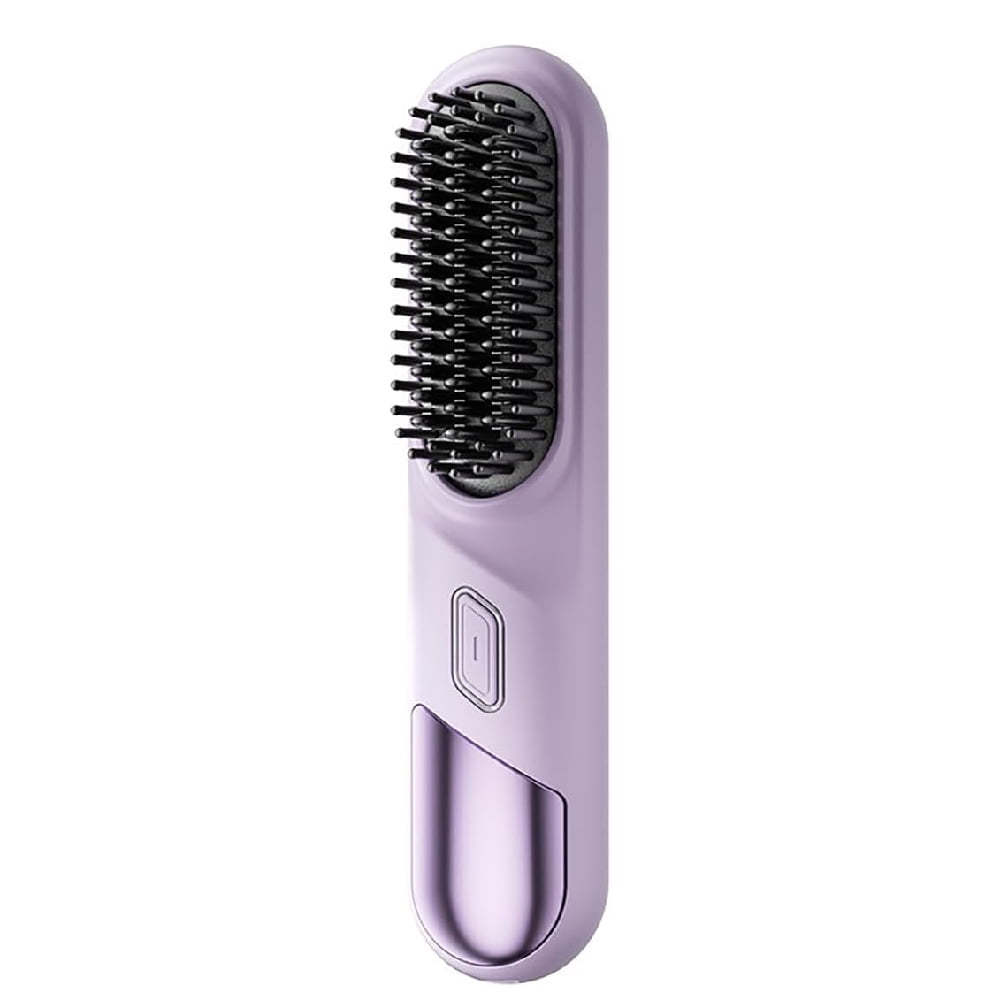 NEXPURE Cordless Hair Straightener Brush, Fast Heating Portable Hair ...