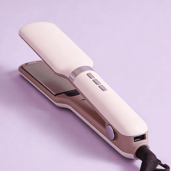 NEXPURE Pink Hair Straightener, Pink Flat Iron with Adjustable Heat for ...