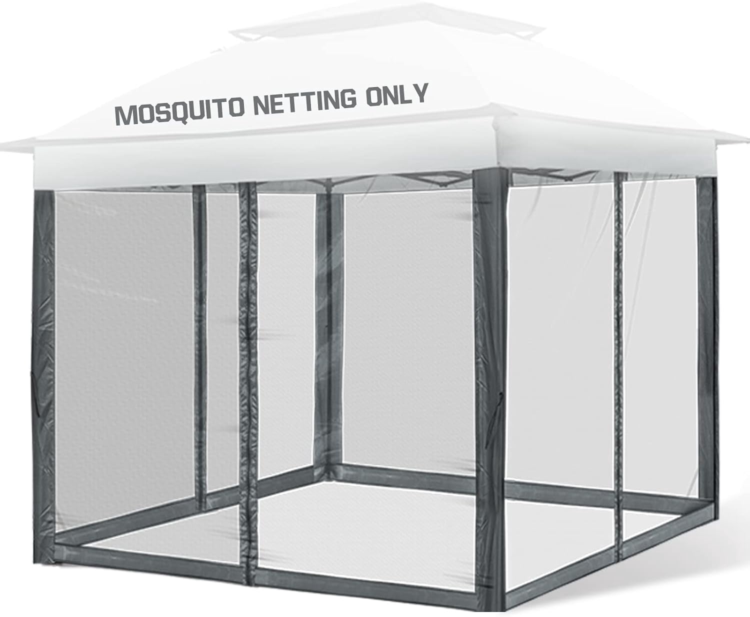 NEXPYUN Y Replacement Mosquito Netting with Zippers, Mesh Screen Wall ...