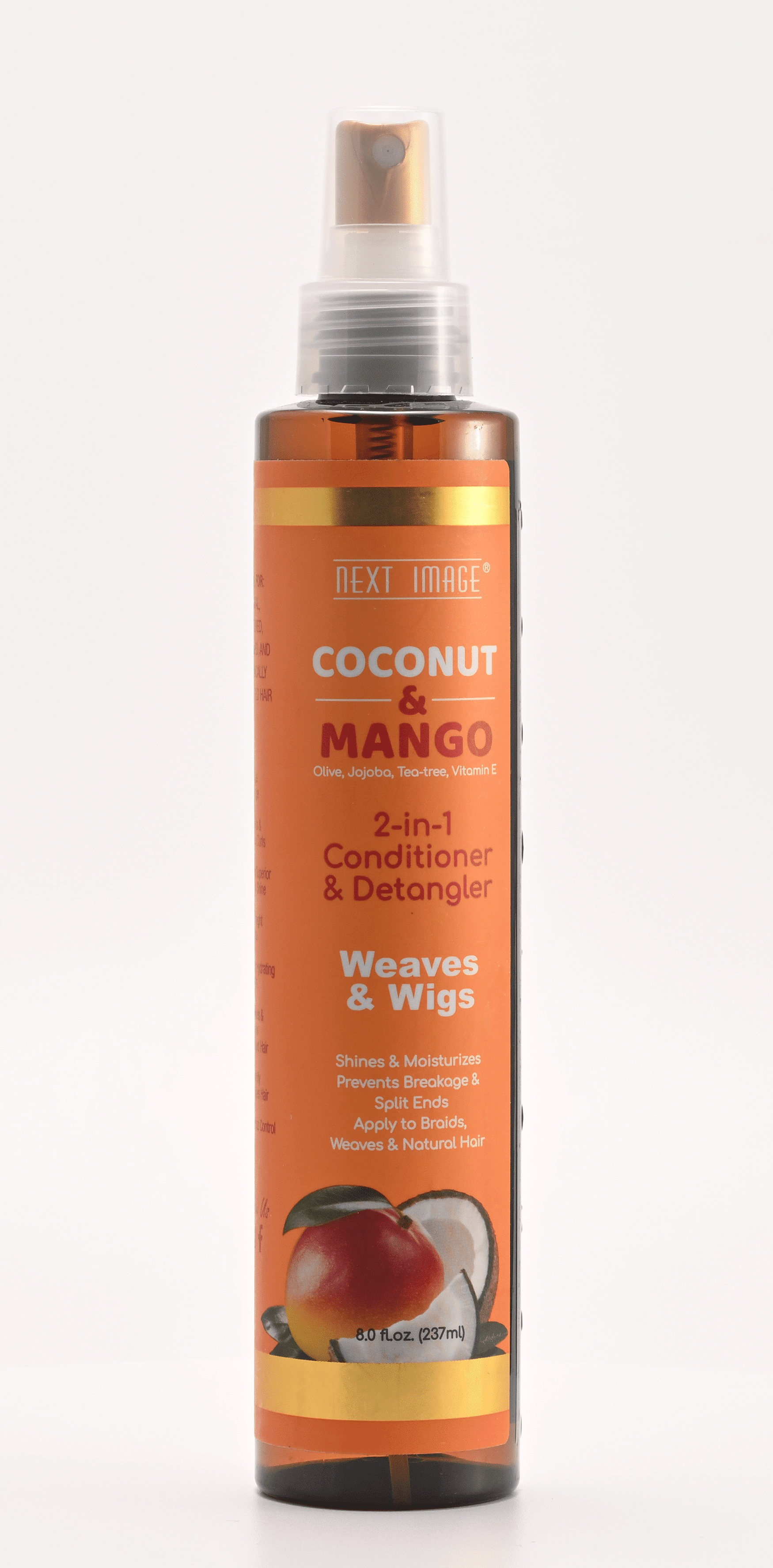 NEXT IMAGE - 2 in 1 Conditioner & Detangler [Coco-Mango] 8 oz - Walmart.com