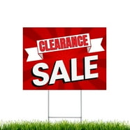 NEXT LEVEL SIGNS | Huge Sale Yard Signs | Double Sided 24 W x 18 H ...