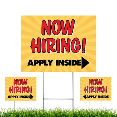 NEXT LEVEL SIGNS | Garage Sale Yard Signs | Double Sided 24 W x 18 H ...