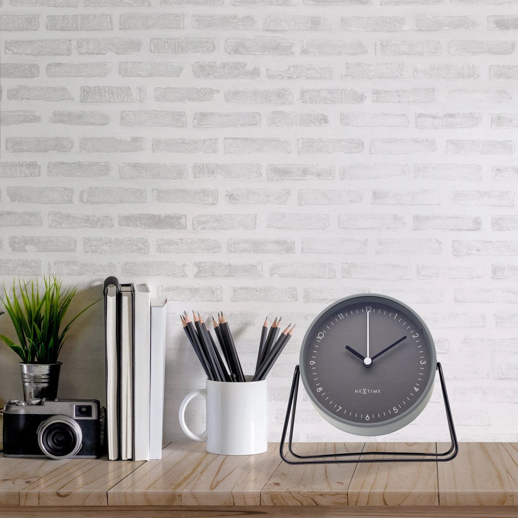 NEXTIME ALARM CLOCK BERLIN GREY - Walmart.com
