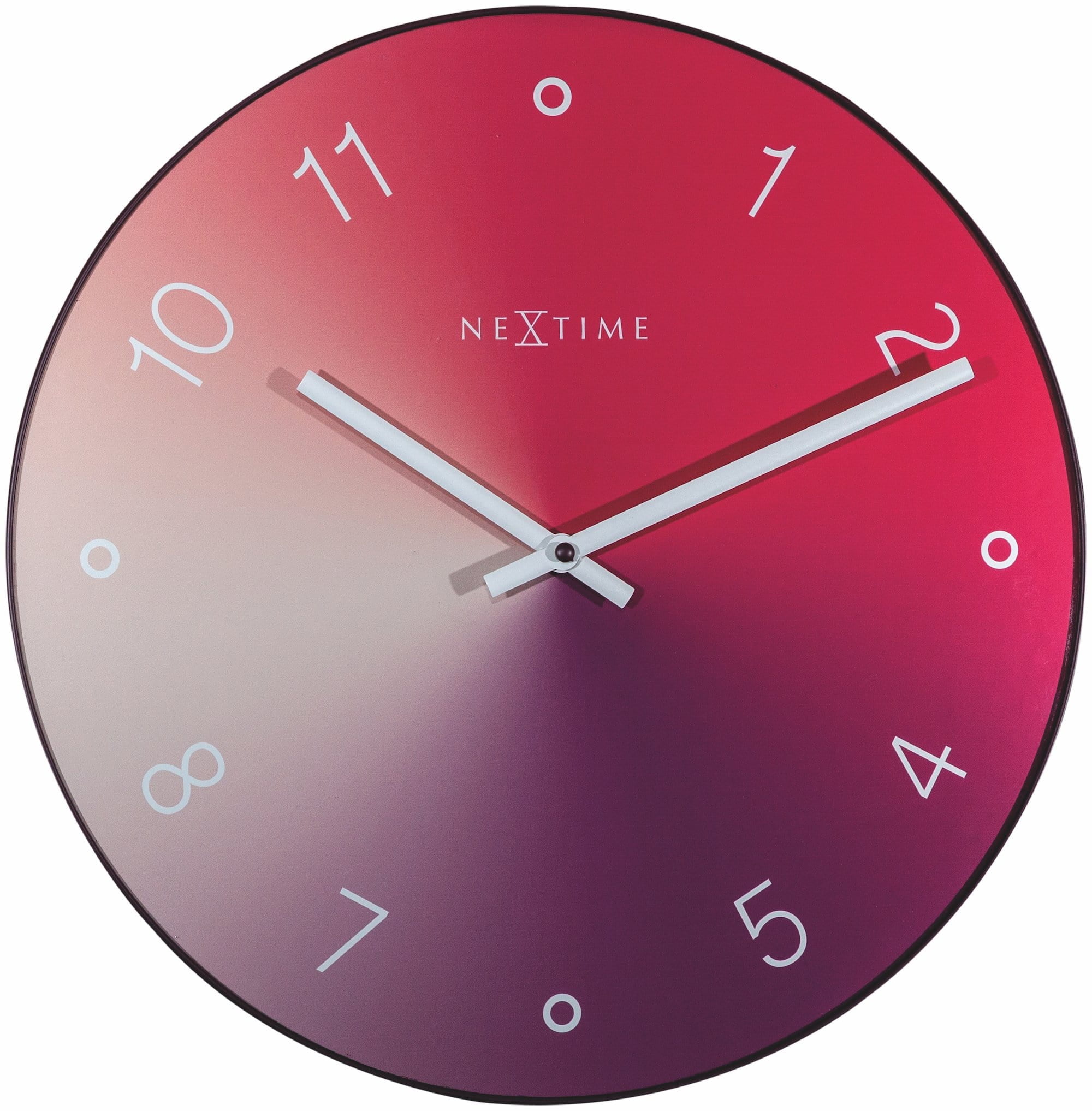 NEXTIME WALL CLOCK GRADIENT - RED - Walmart.com