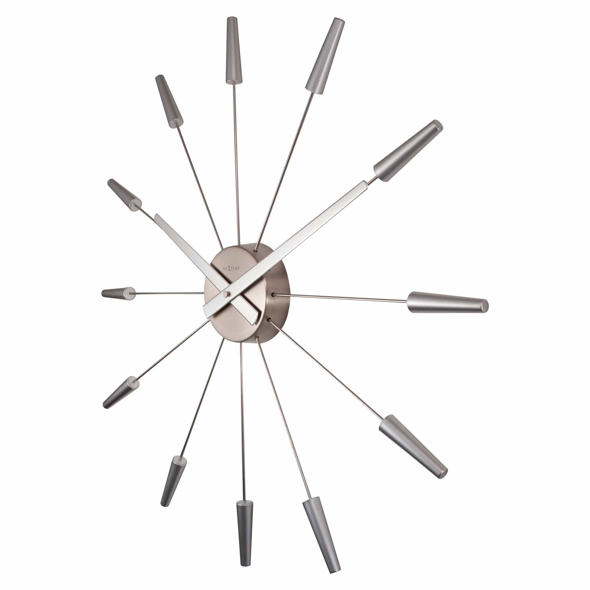 NEXTIME WALL CLOCK PLUG INN - SILVER - Walmart.com