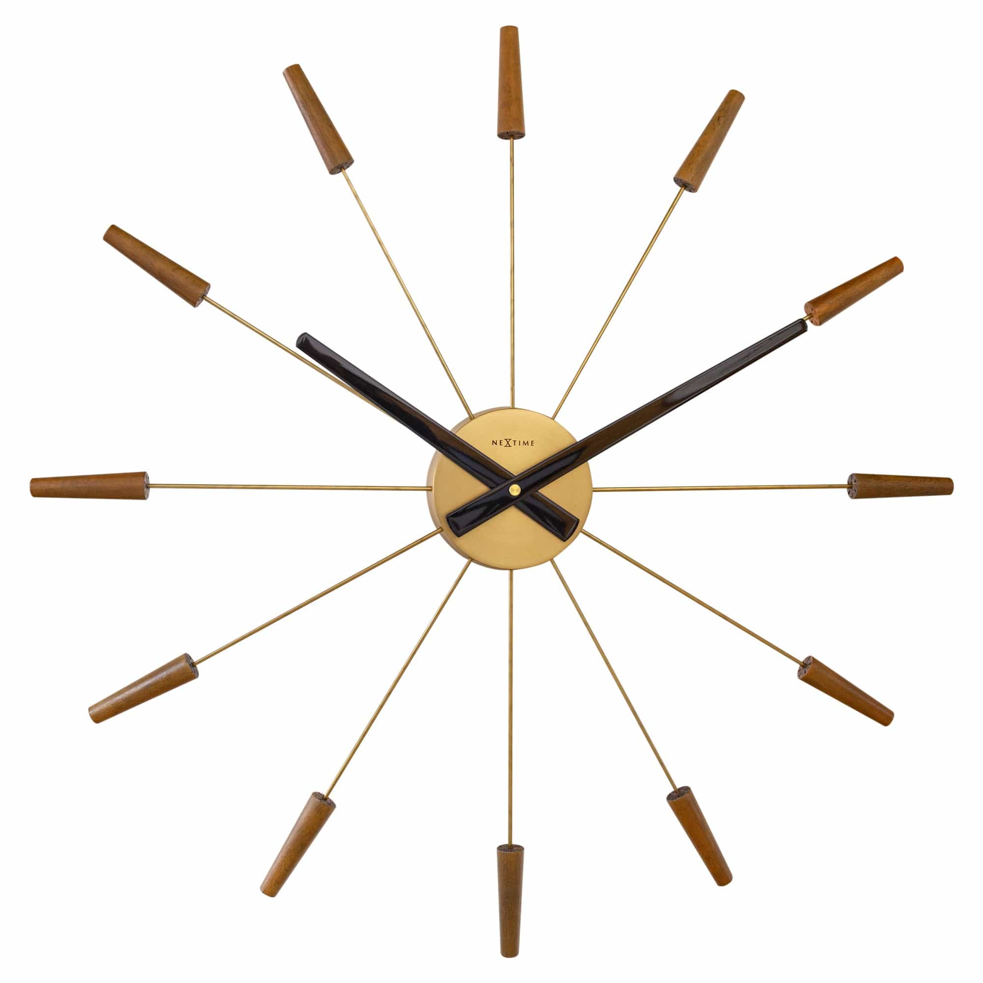 NEXTIME WALL CLOCK PLUG INN - WALNUT - Walmart.com