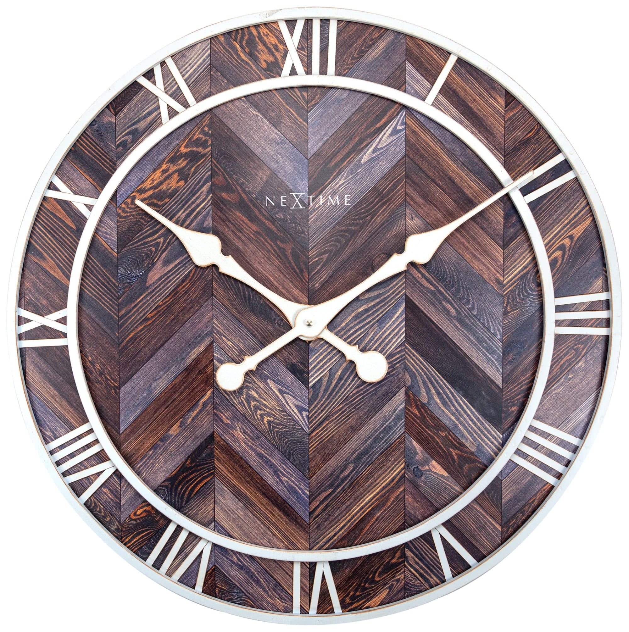 NEXTIME WALL CLOCK ROMAN VINTAGE DARK - Walmart.com