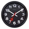 NEXTIME WALL CLOCK STATION - ALL BLACK - Walmart.com