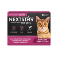 NEXTSTAR Flea & Tick Topical Prevention for Cats Over 3.5 lbs, 3-Month ...