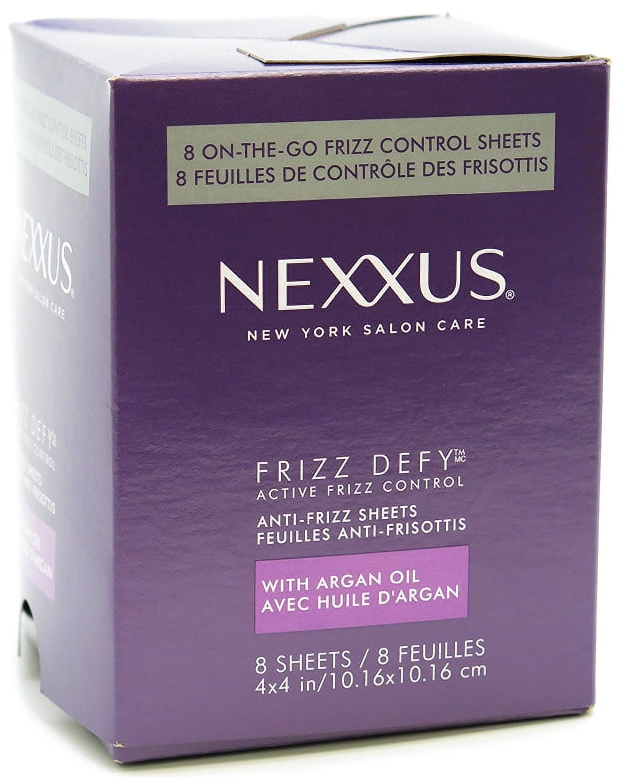 NEXXUS Frizz Defy Anti-Frizz Sheets With Argan Oil 8 Sheets Per Pack ...