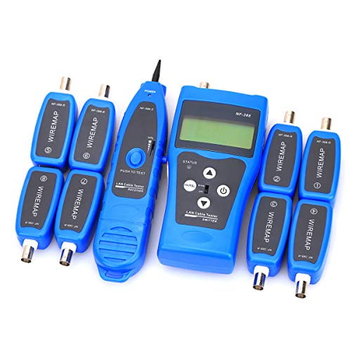 NF-388 Multipurpose Ethernet Cable Tester RJ45 Networking Tool Network ...