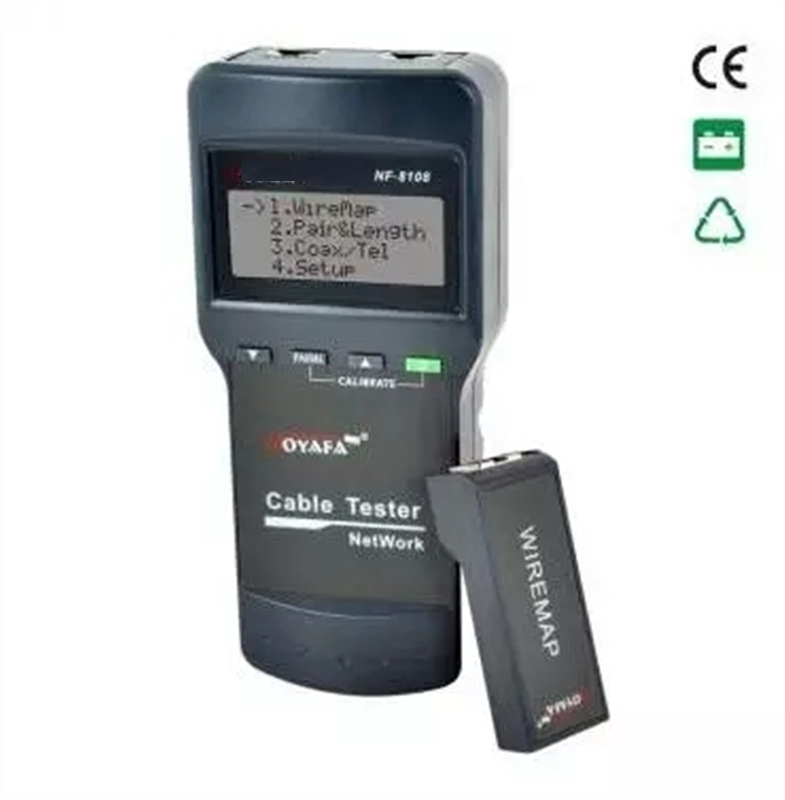 NF-8108A Cat.5E/ 6E UTP STP Network Cable Tester Check Wiring Error 5E ...