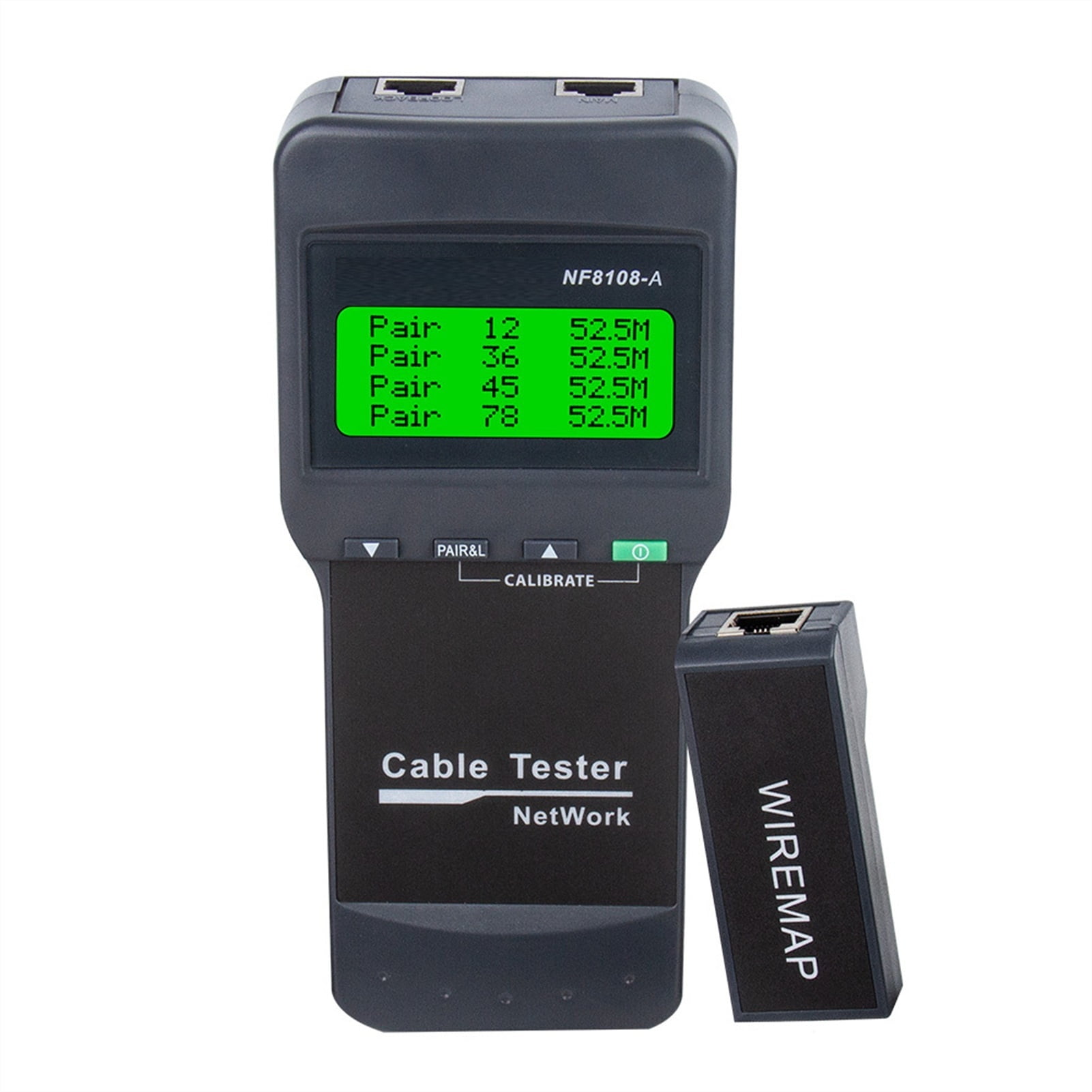 NF-8108A Network LAN Cable Tester Meter Cat5 Phone RJ45 RJ11 BNC Cat5E ...