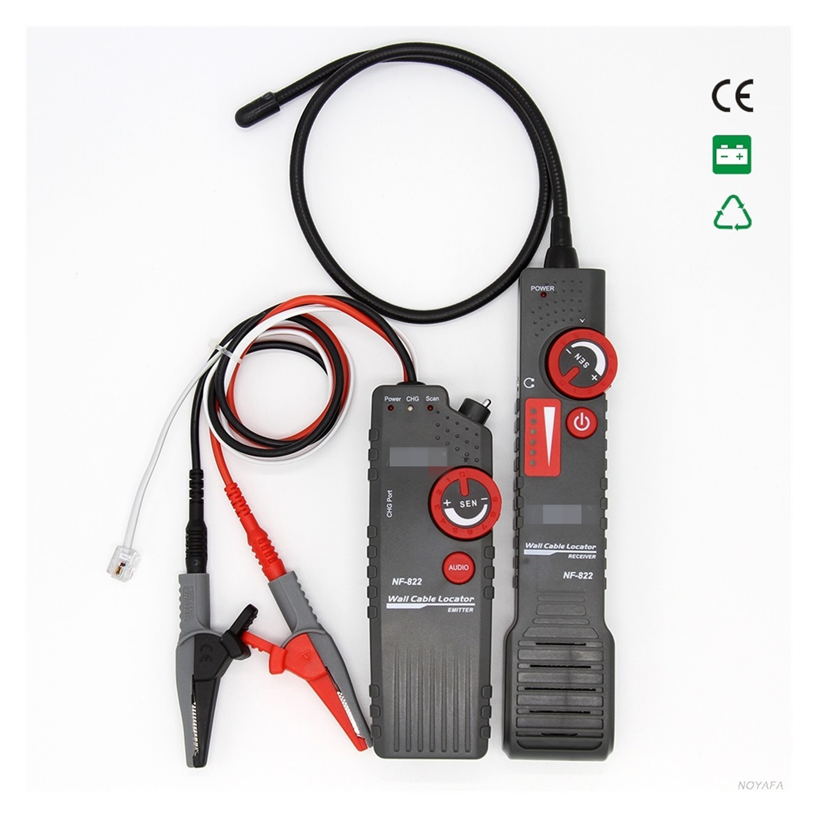NF-822 High Voltage Wire Tracker Underground Cable Test Metal Pipes ...