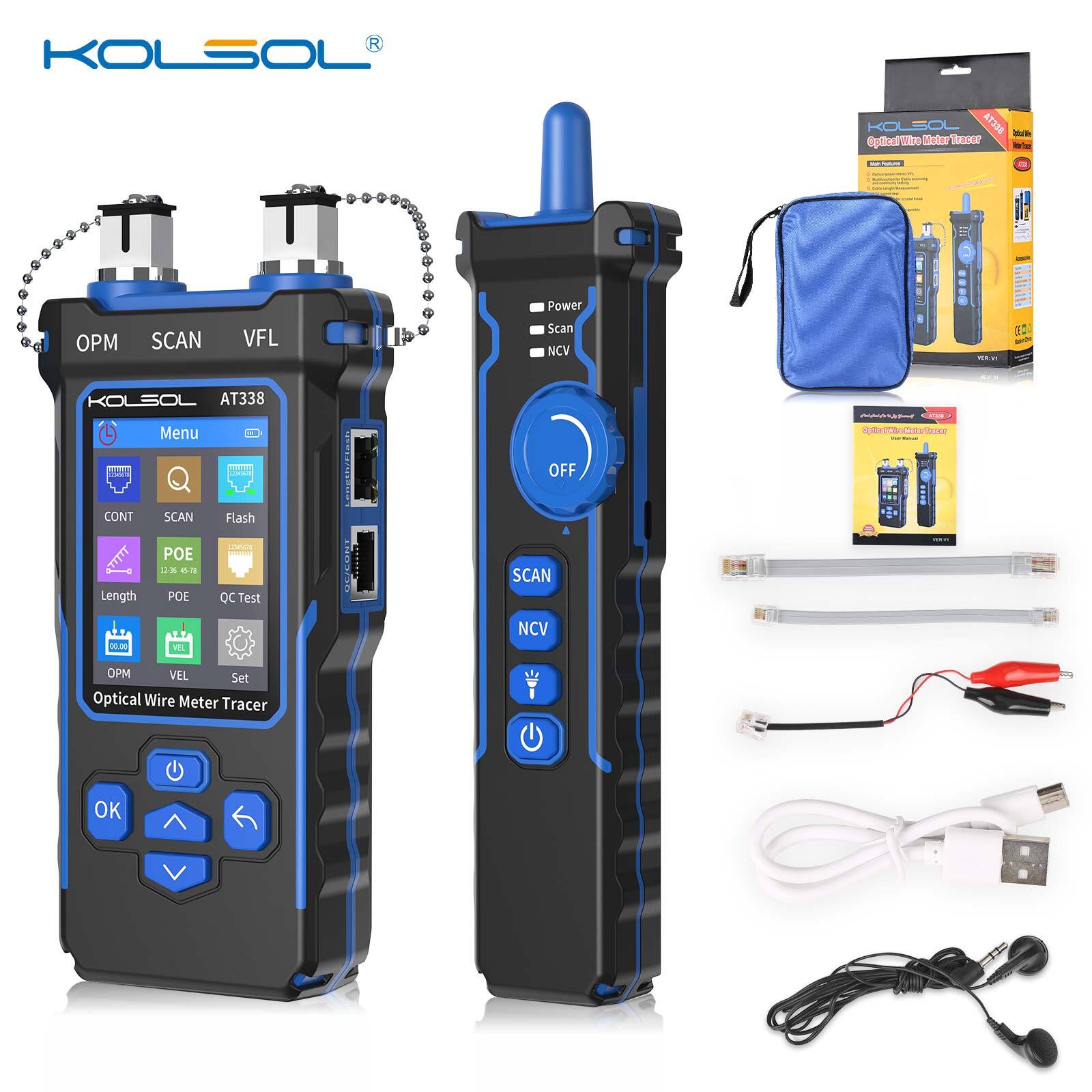 NF-8508 Network Cable Tester LAN Optical Wire Meter Power Meter Tester ...