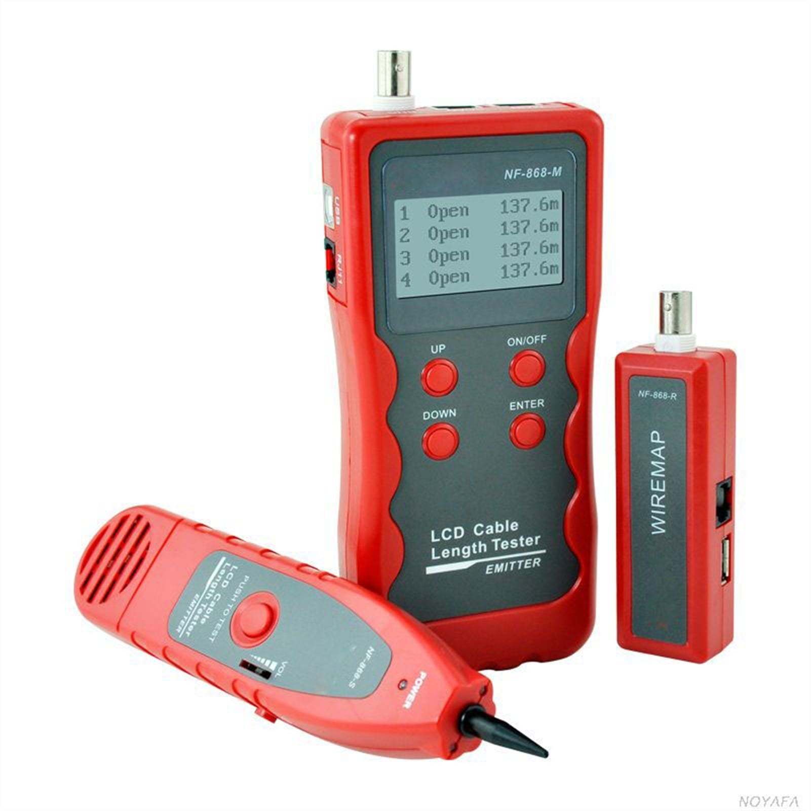 NF-868 Multipurpose Digital Wire Tracker Measure Lan Length Test ...