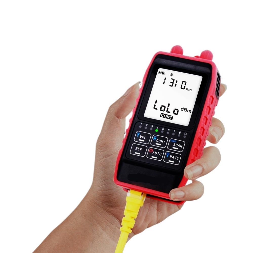 NF-908S Fiber Optical Power Meter VFL REF FC SC ST Visual Fault Locator ...