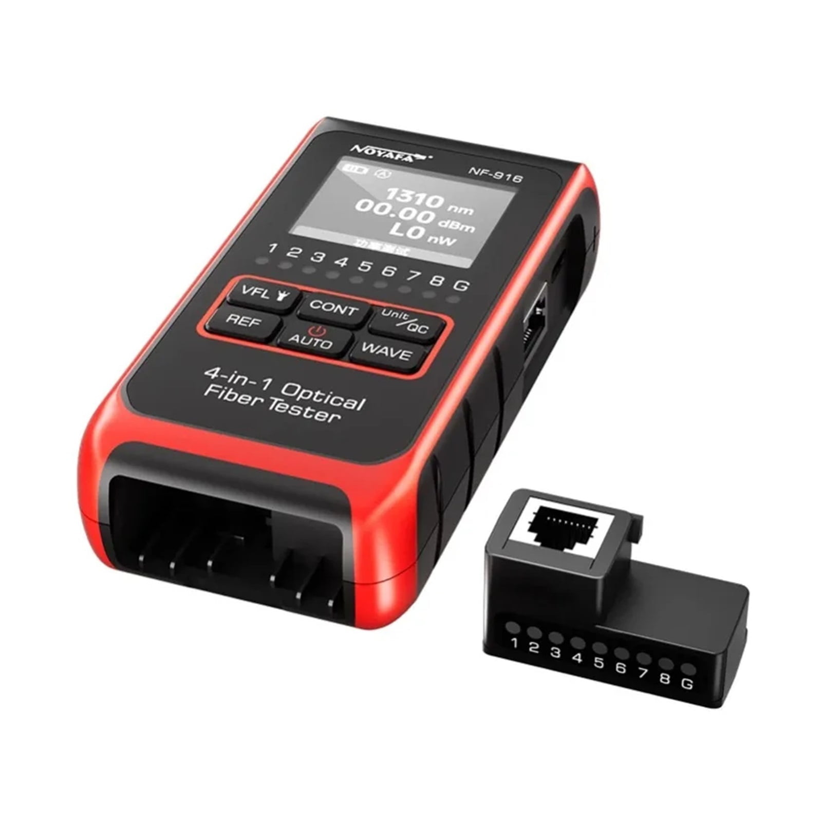 NF-916 Fiber Optic Power Meter VFL REF FC SC ST Visual Fault Locator ...