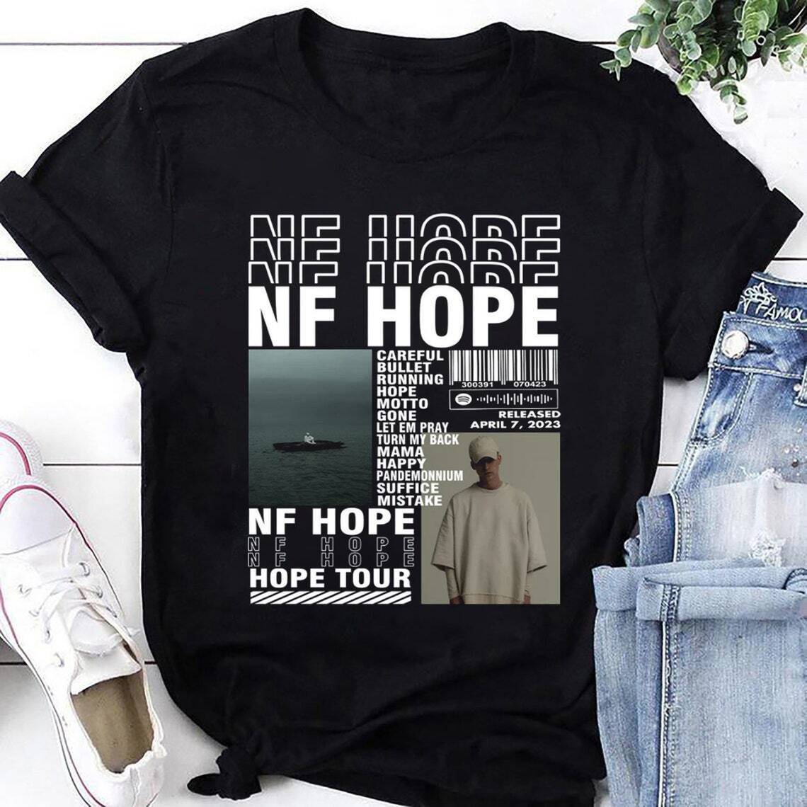 NF Hope Album Shirt, NF Hope Tour 2024 T-Shirt, NF Fan Gifts Shirt ...